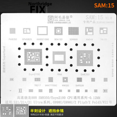 Samsung Reballing Stencils – Choose from a wide variation – NorthridgeFix