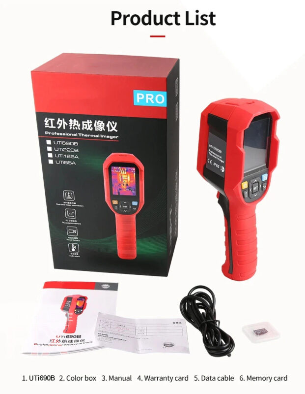 UNI-T UTI260B Thermal Imager Camera 256px x 192px – NorthridgeFix