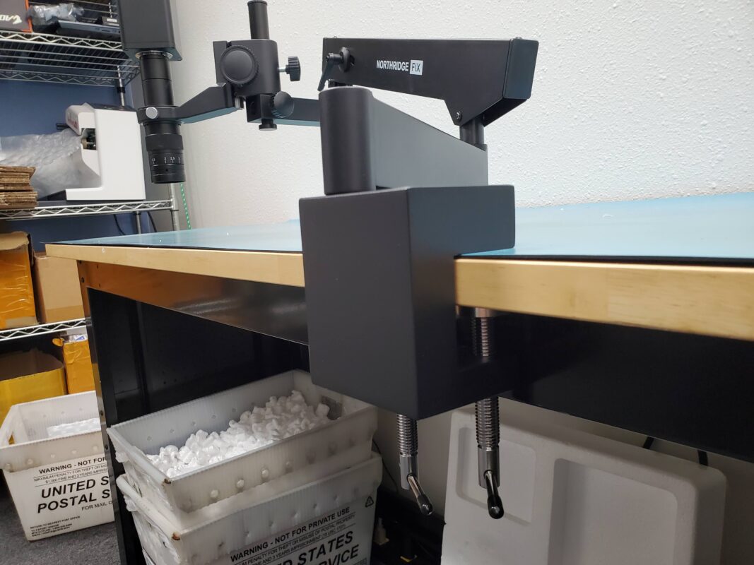 NorthridgeFix Microscope Articulating Arm Stand – Heavy Duty ...